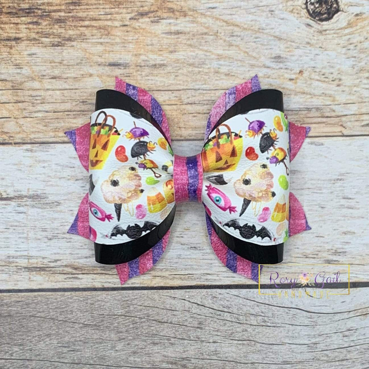 Trick or Treat 3.5 inch Phoebe Pinch Bow – Rory Gail Handmade